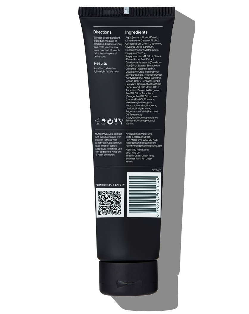 Beach Curl Cream | Kings Domain Melbourne
